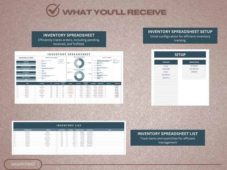 Inventory Tracker Spreadsheet Small Business Inventory Template Google ...