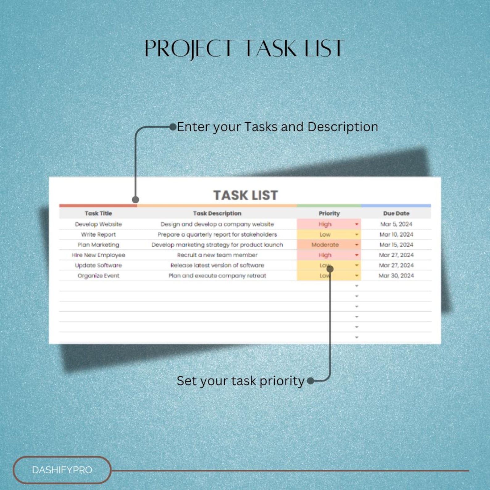 Kanban Board Tracker for Small Business Project Planning To-do List ...