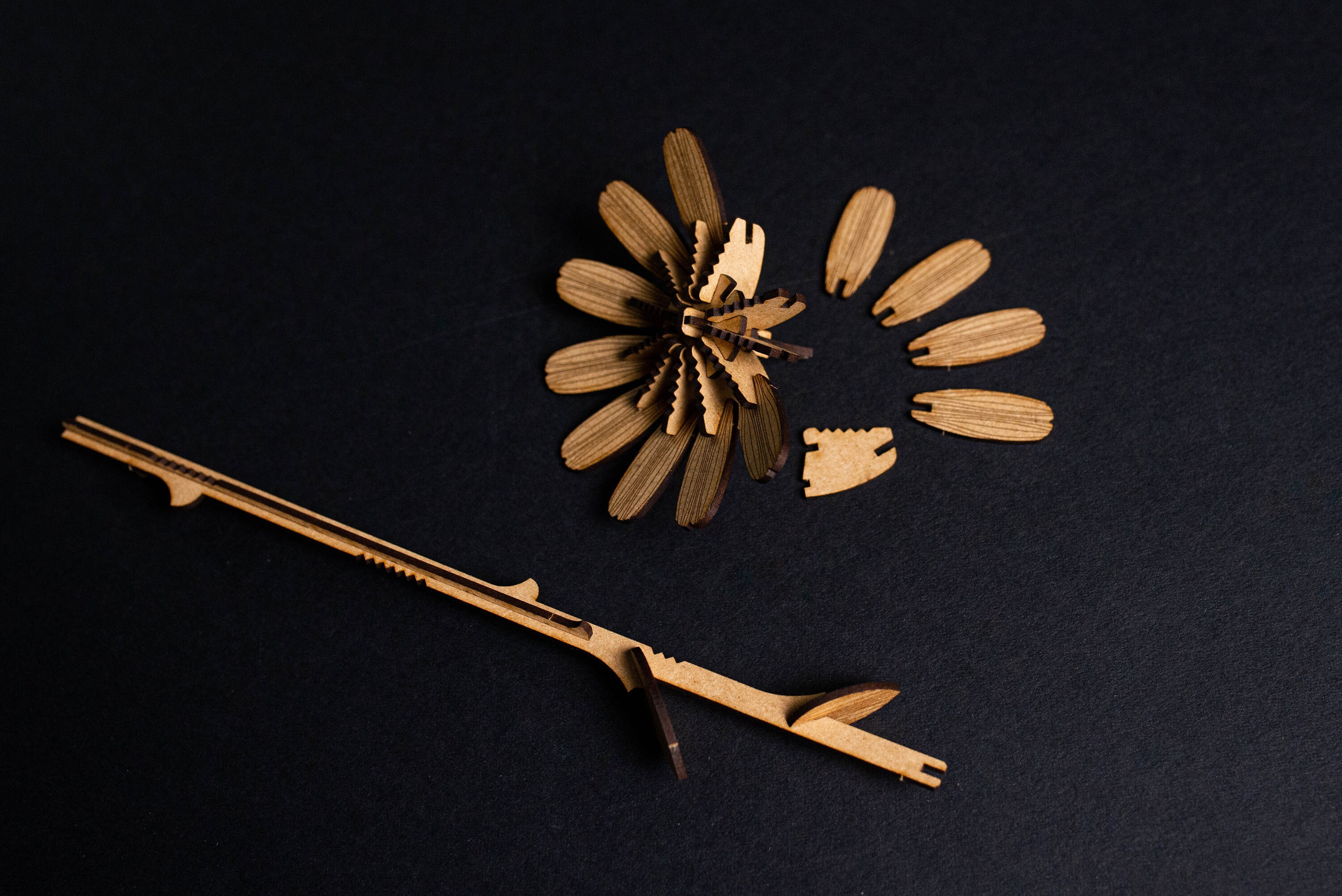 3D Puzzle Flower, Eco-friendly 3d Puzzle, Home Decor, DIY Kit - Etsy
