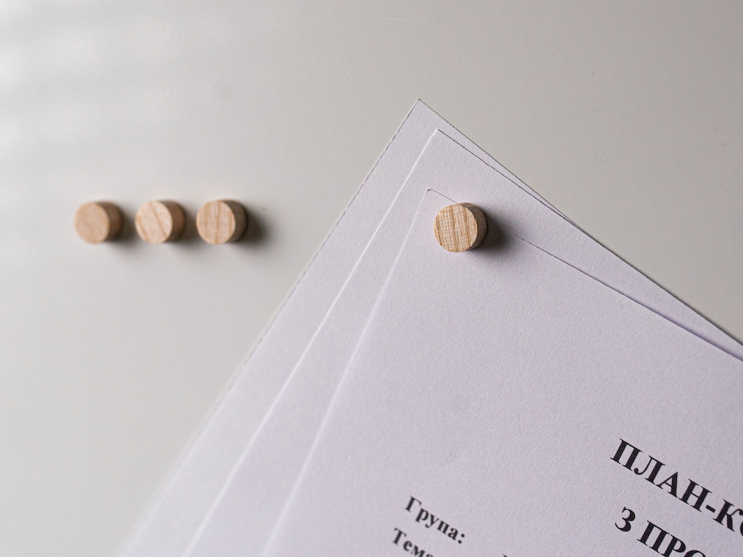 Magnets Round Ash Wood, Mini Neodymium Magnets, Fridge Magnets, Real ...