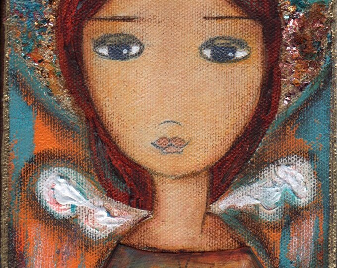 Angel of Truth Reproduction From Painting by FLOR LARIOS 5 X - Etsy