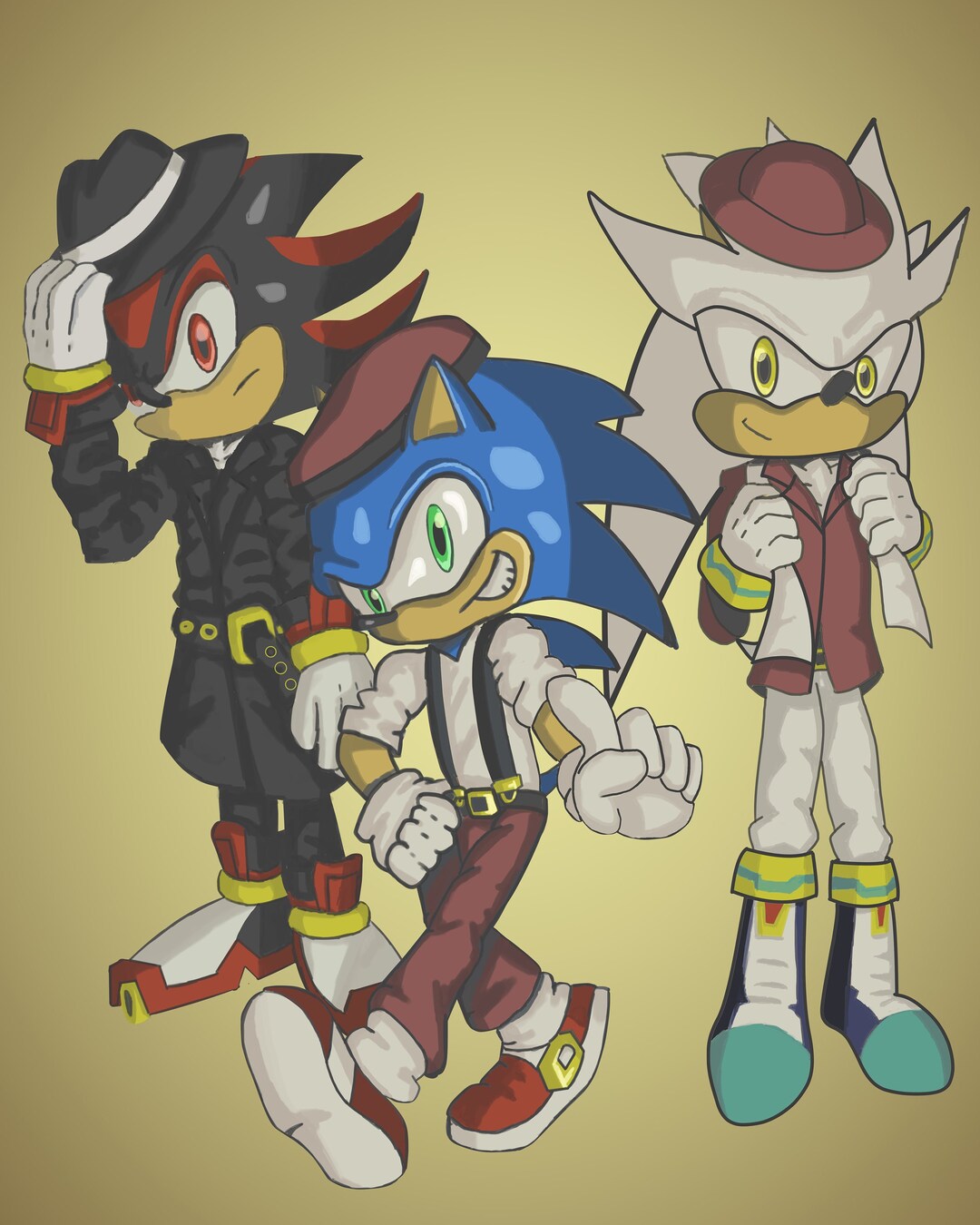 Sonic 1920s Poster - Etsy