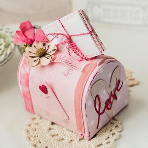 Valentine MINI MAILBOX, Tiny Envelope, Mailbox Valentines Day, Box ...