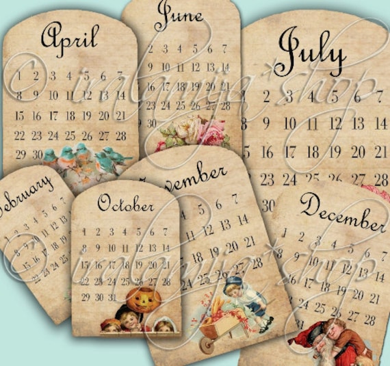 Printable Calendar / Calendar SHEETS / Printable Digital - Etsy