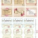 Printable Labels / Label Mix No. 2 / Digital Images / Printable ...