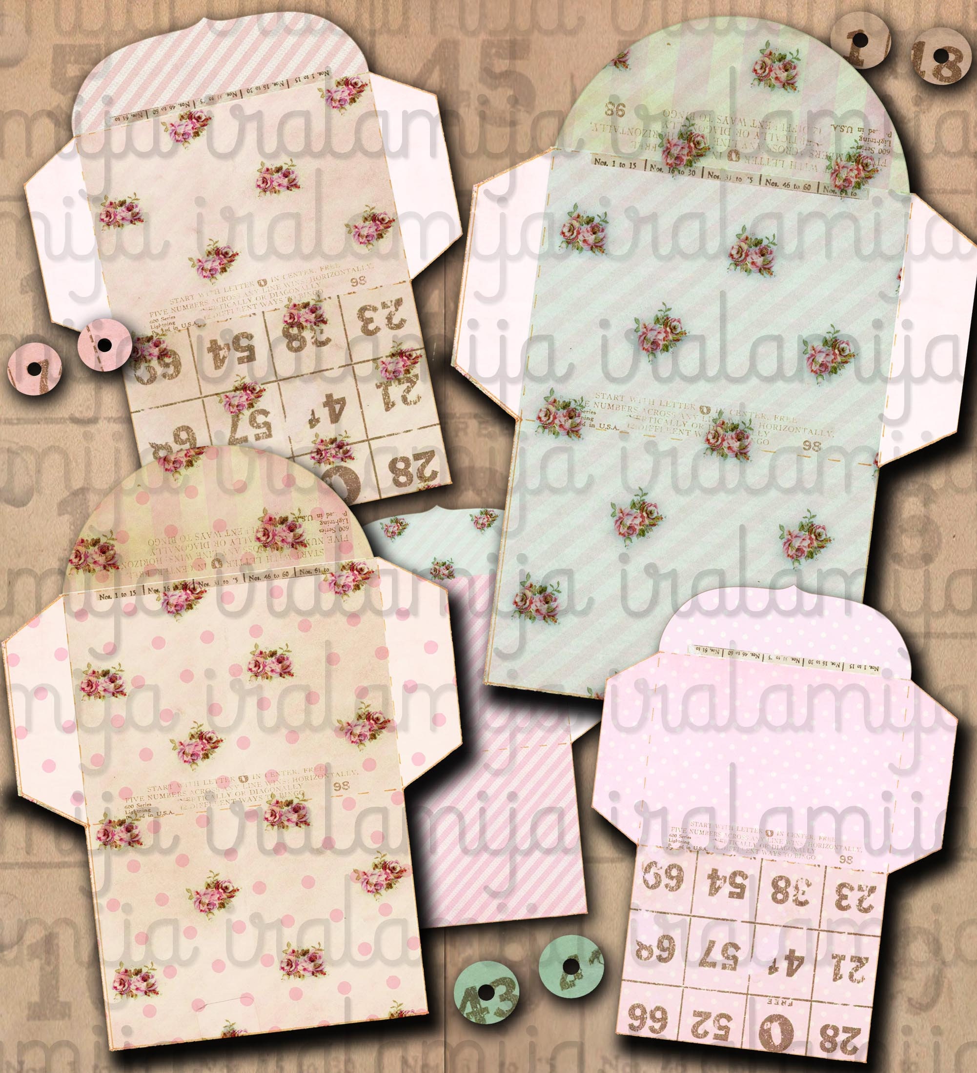 Printable ENVELOPES / SWEET MEMORIES Envelopes / Envelopes - Etsy