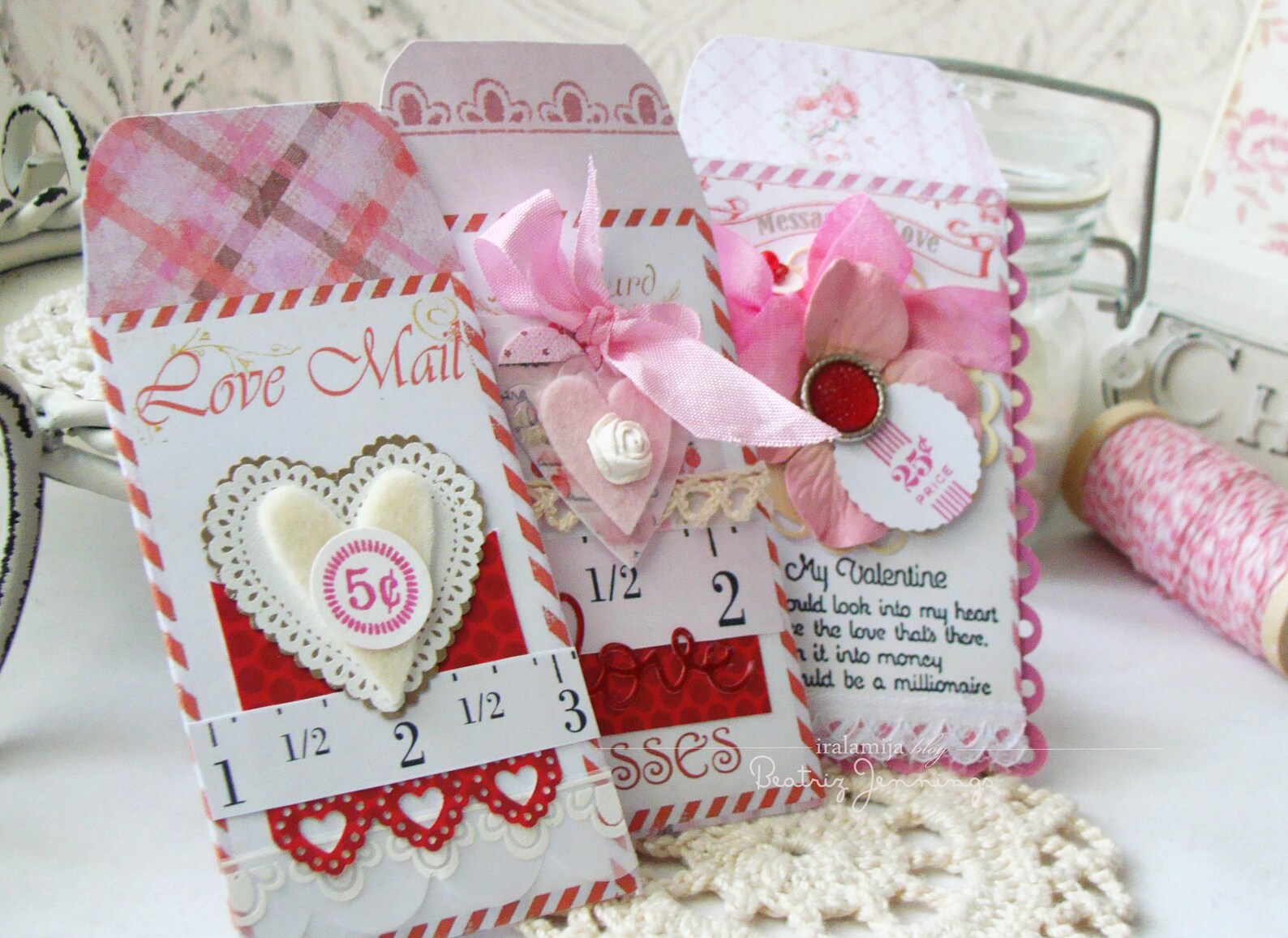 VALENTINE ENVELOPES Printable Digital Images / Valentines Day - Etsy