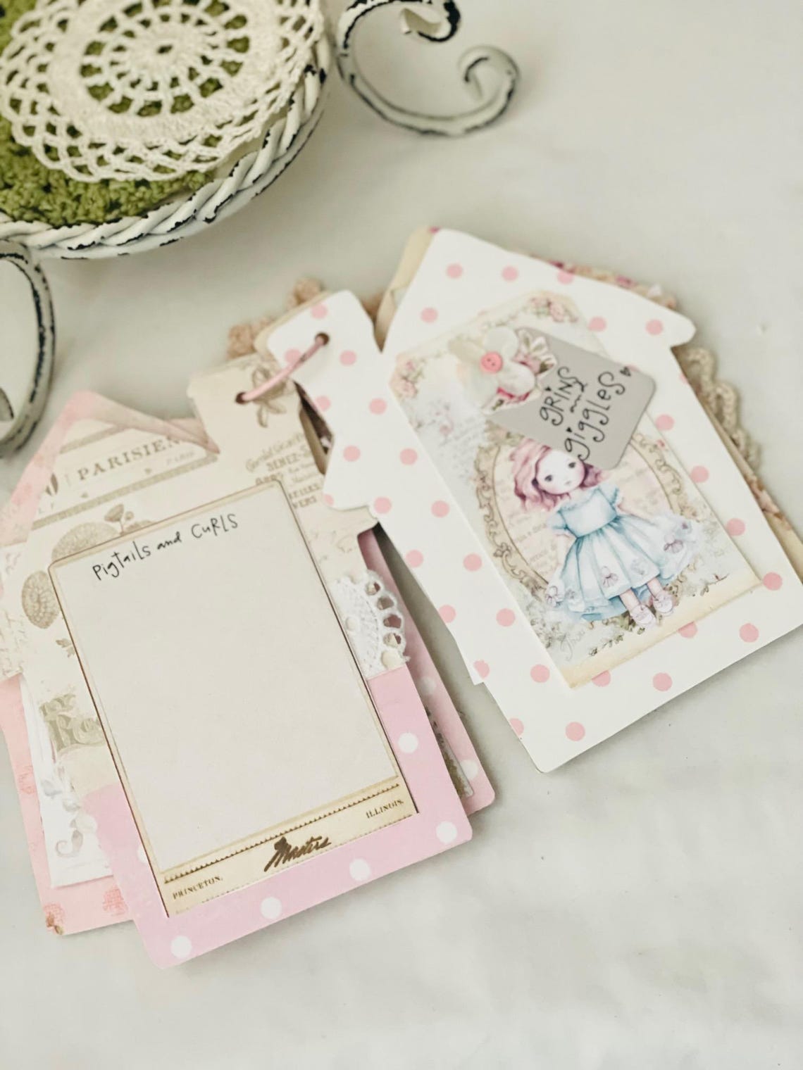Doll Scrapbook Album, Mini Album, Spring Gifts, Photo Album, Girl Mini ...