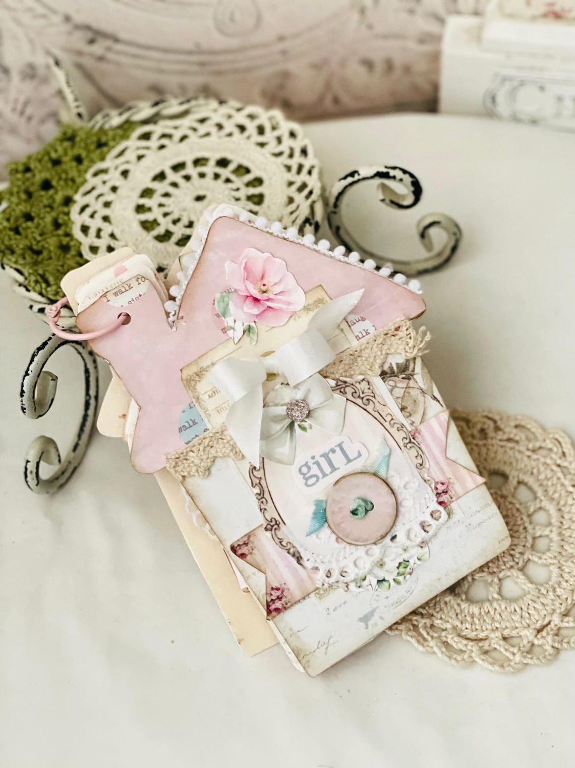 Doll Scrapbook Album, Mini Album, Spring Gifts, Photo Album, Girl Mini ...