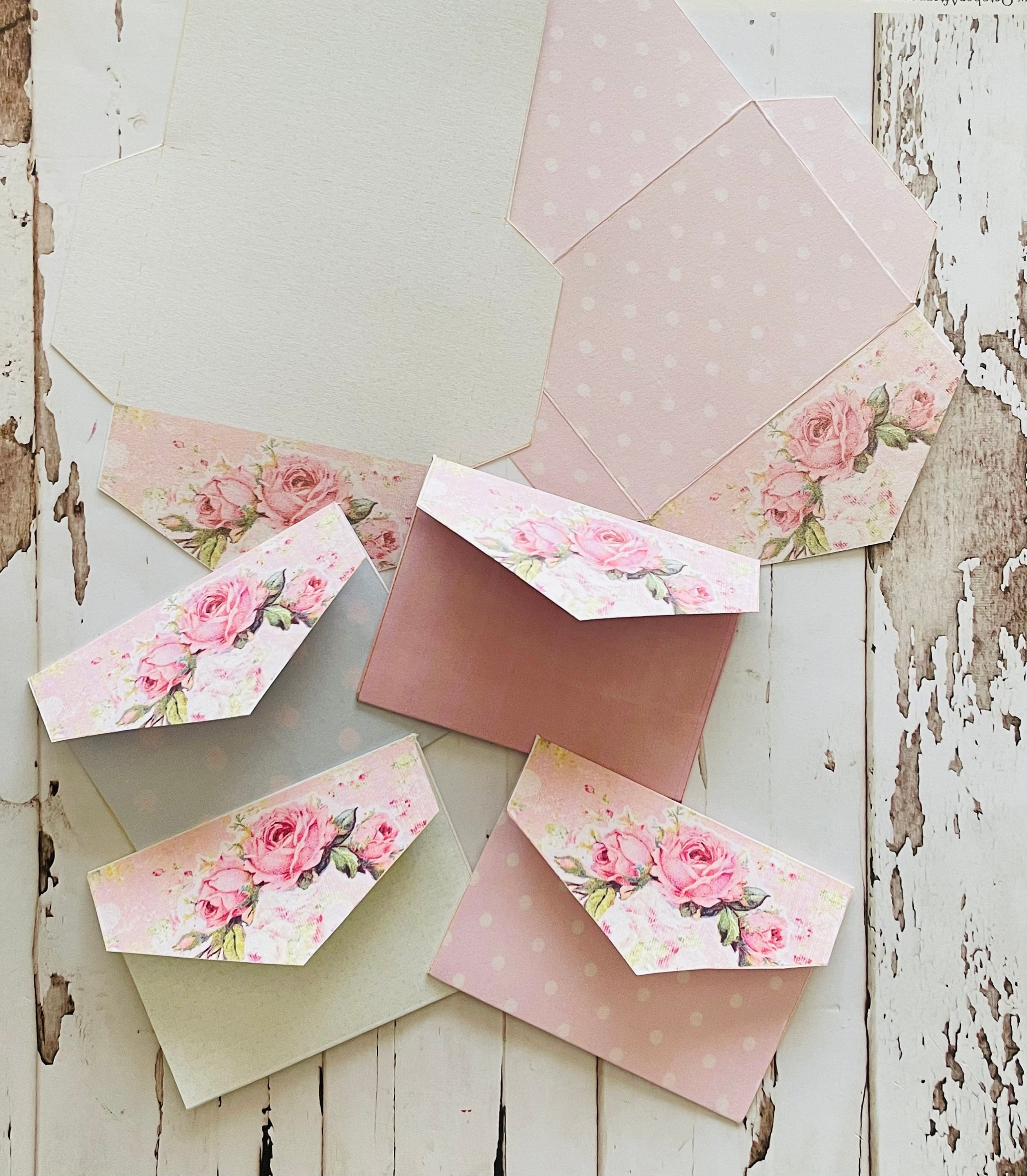 SHABBY MINI ENVELOPES Collage Digital Images printable - Etsy