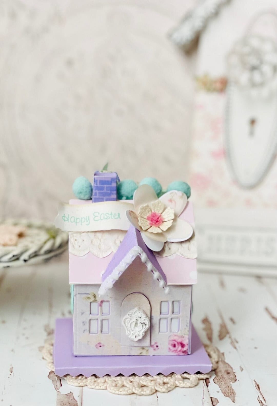 Easter BOX / Handmade Easter House GIFT BOX - Easter Decoration / Paper ...