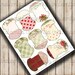 Printable LACE HOLDERS / CHRISTMAS Lace Holders / Printable Download ...
