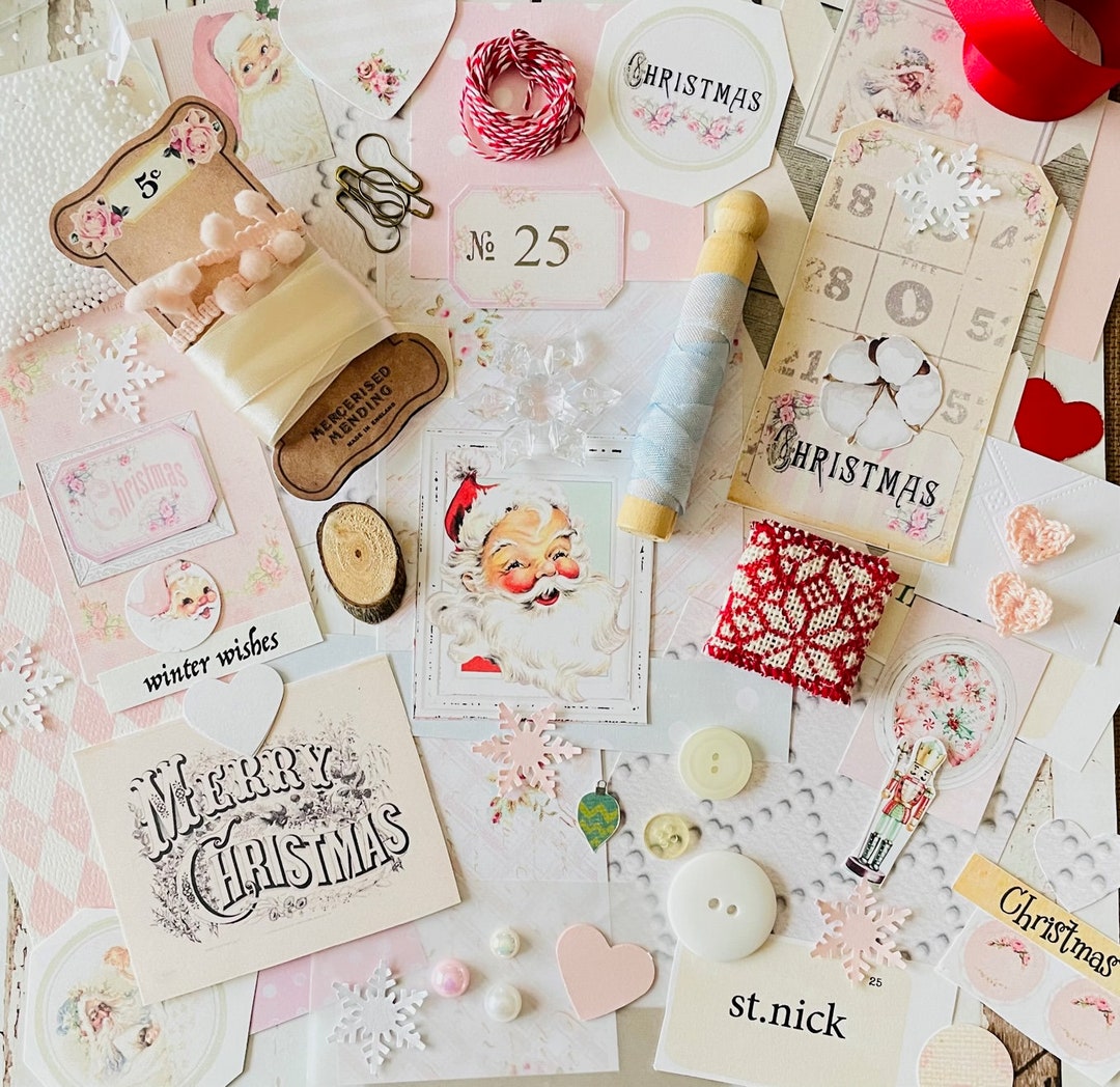 Scrapbook Kit Christmas Scrapbook Kit Mini Kit Scrapbook - Etsy