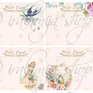 Printable Images / BIG POST CARDS / Printable Digital Images ...