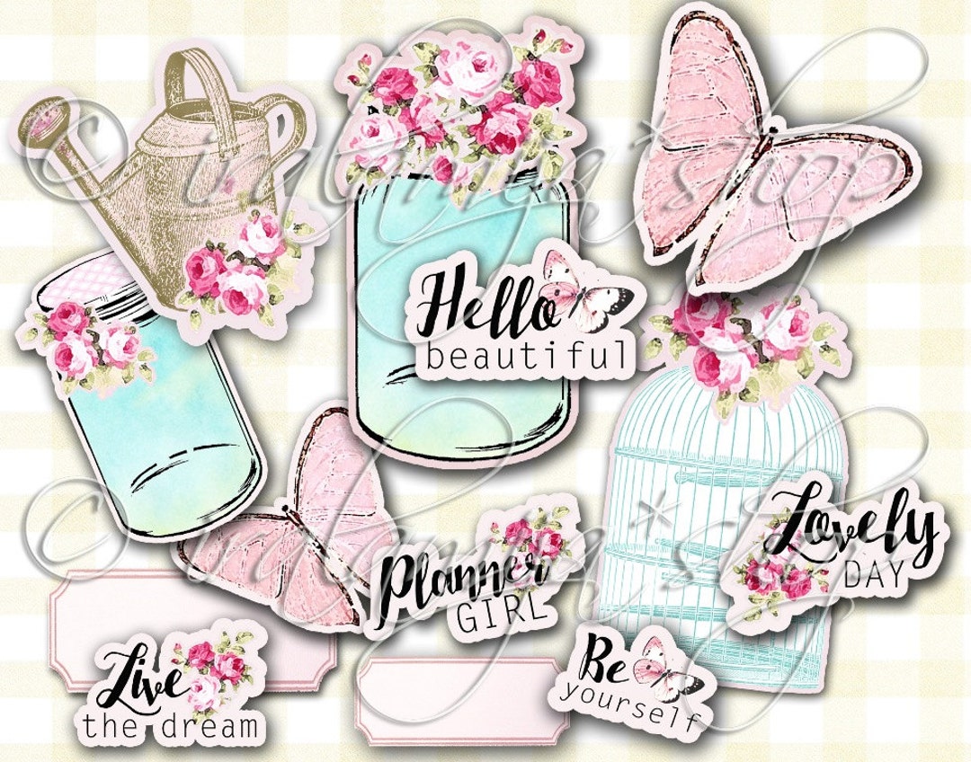 PLANNER GIRL Printable Digital Images -printable Planner- Digital ...