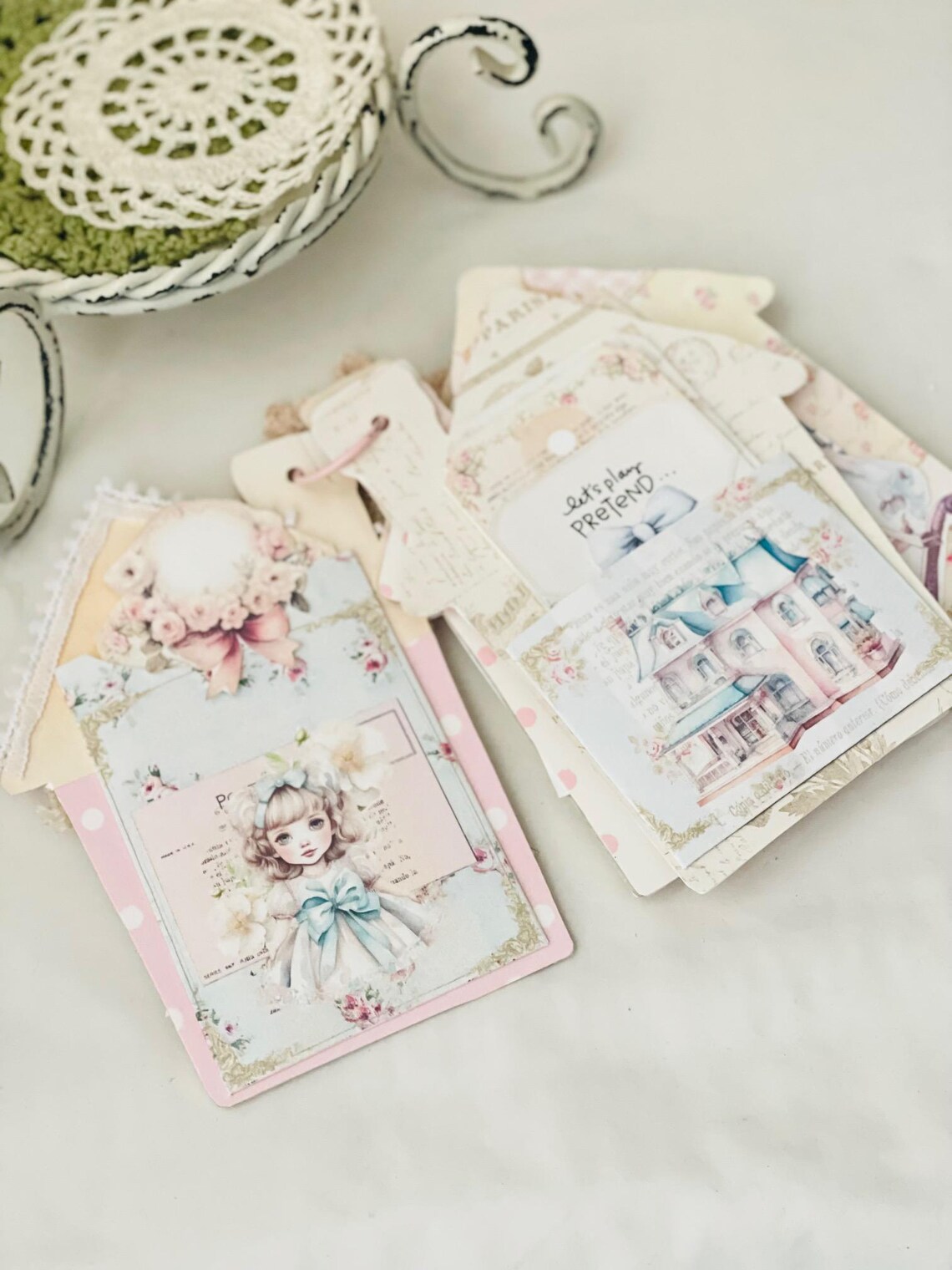 Doll Scrapbook Album, Mini Album, Spring Gifts, Photo Album, Girl Mini ...