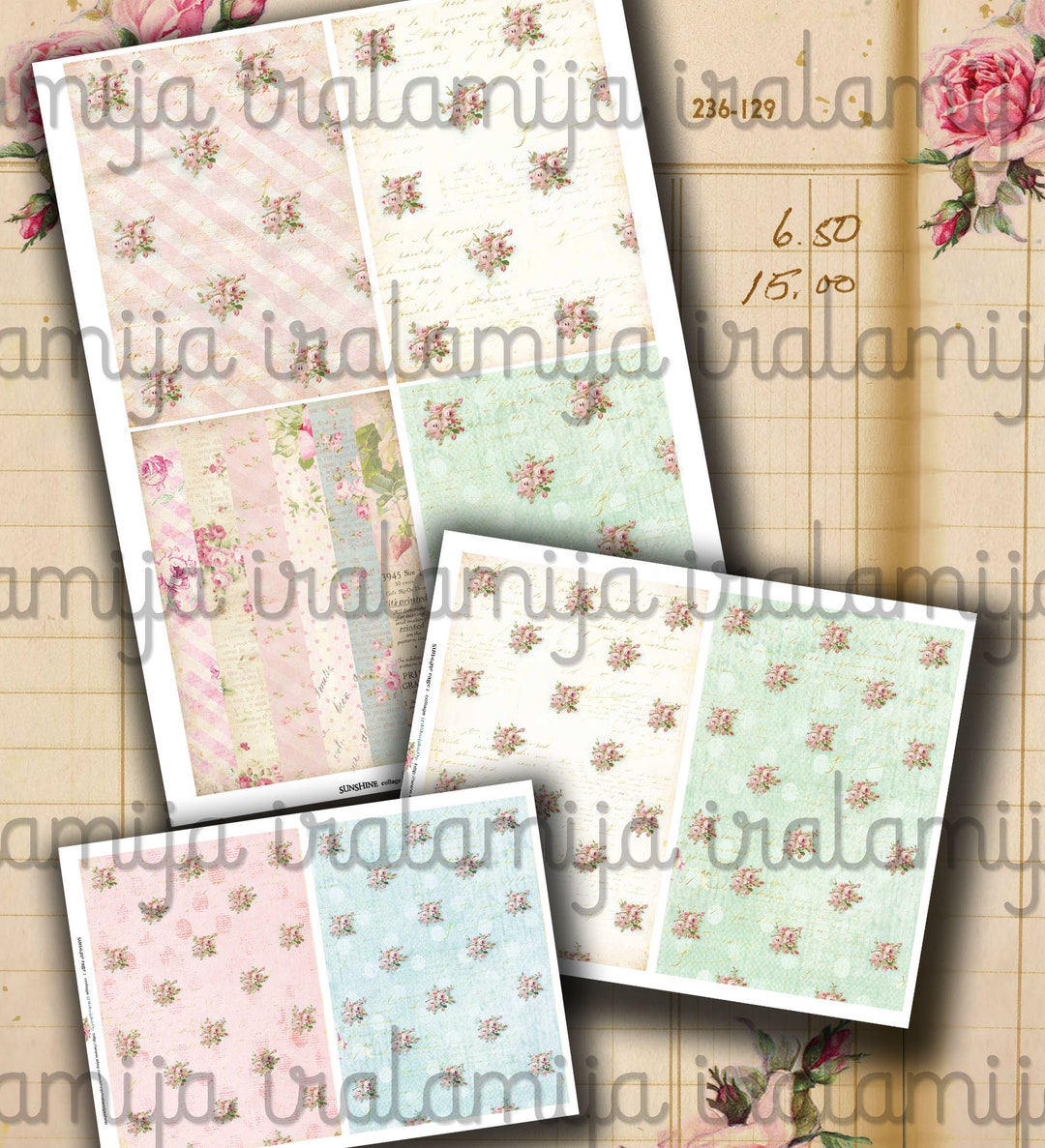Sunshine PAPERS, Digital Paper, Digital Images -printable Download Jpeg ...