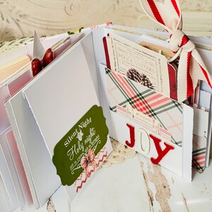 Christmas Scrapbook Album, Mini Album, Handmade Gifts, Unique, Photo ...