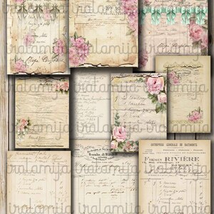 Shabby LEDGER NO. 2 Printable / Vintage Ledger, Digital Paper / Ledger ...