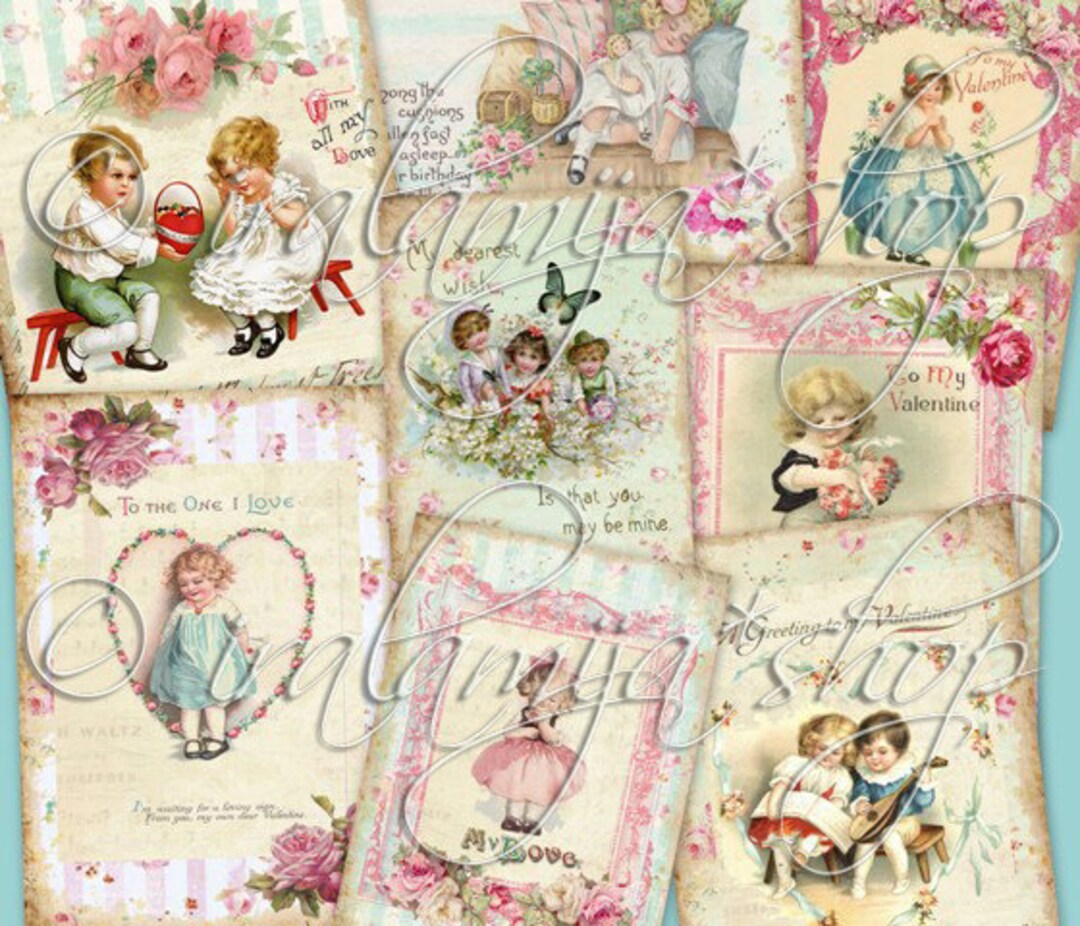 Valentine Printable / MY LOVE Collage Digital Images printable Download ...