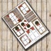 CHRISTMAS WINDOWS Collage Digital Images - Printable Download File ...