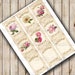 GARDEN SEEDS Collage Digital Images -printable Download File/ Flowers ...