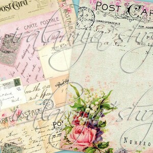 Printable Images / BIG POST CARDS / Printable Digital Images ...