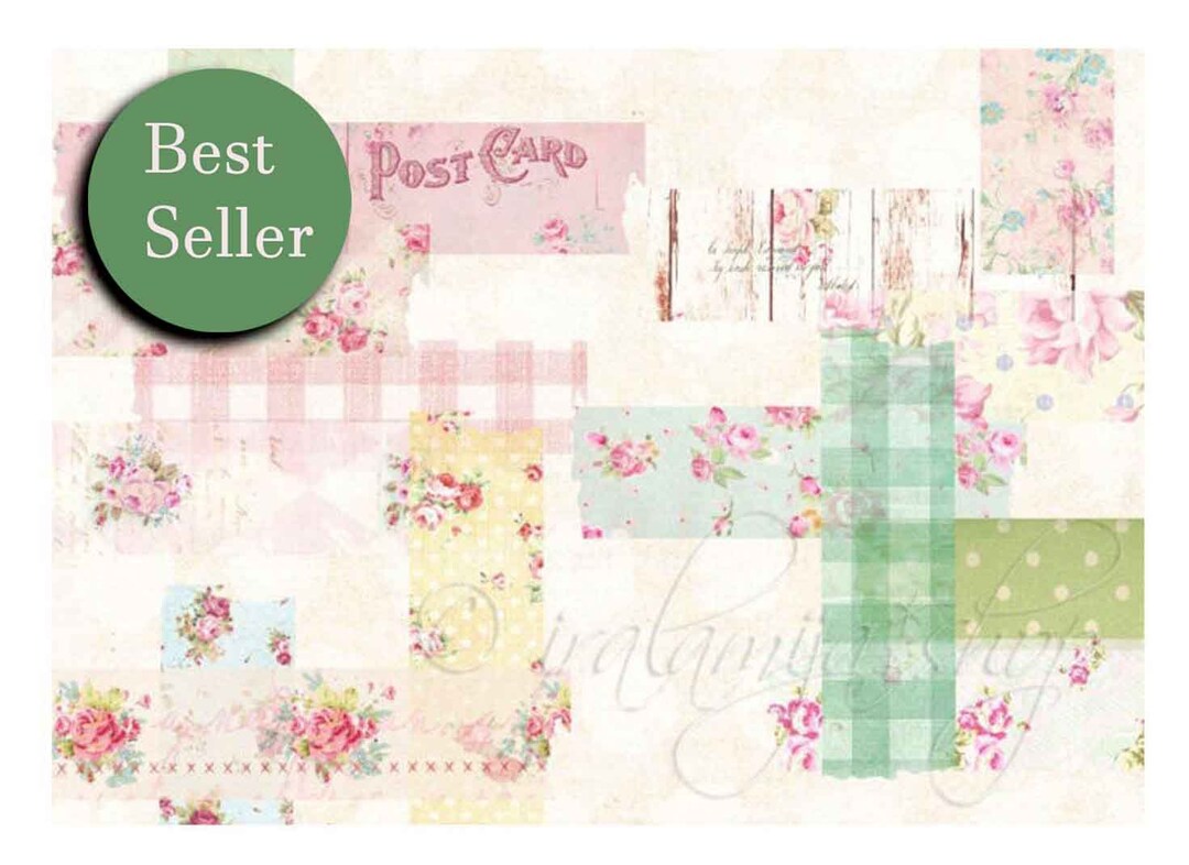 WASHI TAPE Digital Images -printable Download File- Digital Paper ...
