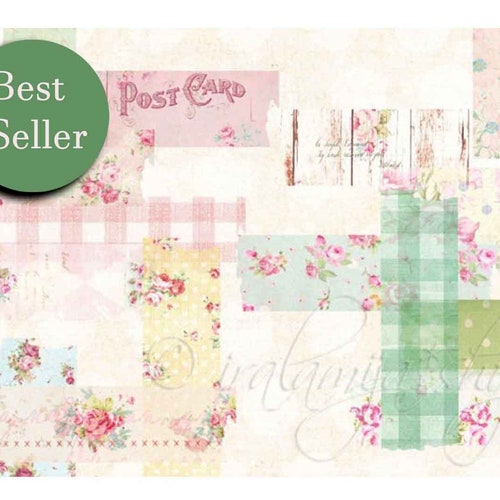 WASHI TAPE Digital Images printable Download File Digital | Etsy