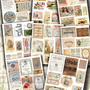 Vintage Ephemera and Labels / Vintage Ephemera / Digital Images ...