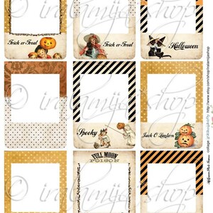 HALLOWEEN PHOTO Frames Printable Digital Images - Download File Digital ...