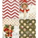 CANDY CANE PAPER Backgrounds Bundle -collage Digital Images -printable ...