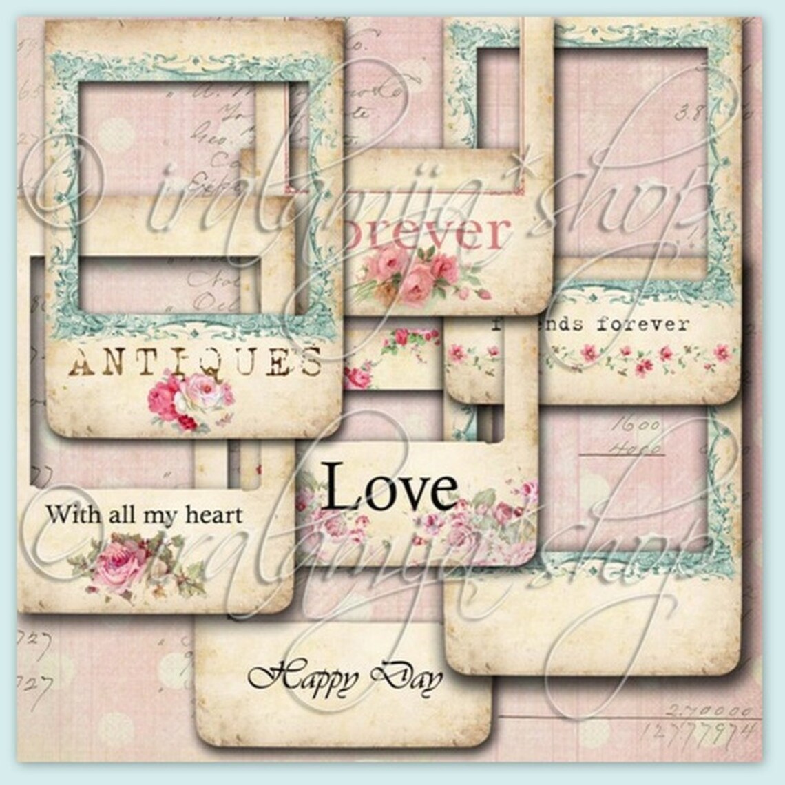 Printable Photo Frames / PHOTO FRAMES / Digital Images - Etsy Canada