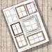 RUSTIC WINDOWS Collage Digital Images - Printable Download File Digital ...