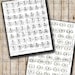 Printable OLD NUMBERS / Digital Images / Printable Download / Printable ...