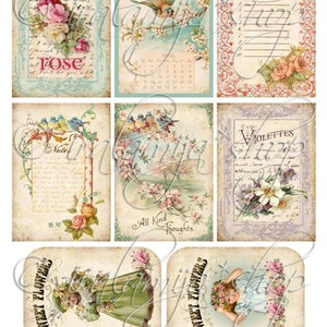 Printable SPRING TIME Collage / Printable Digital Images / Printable ...