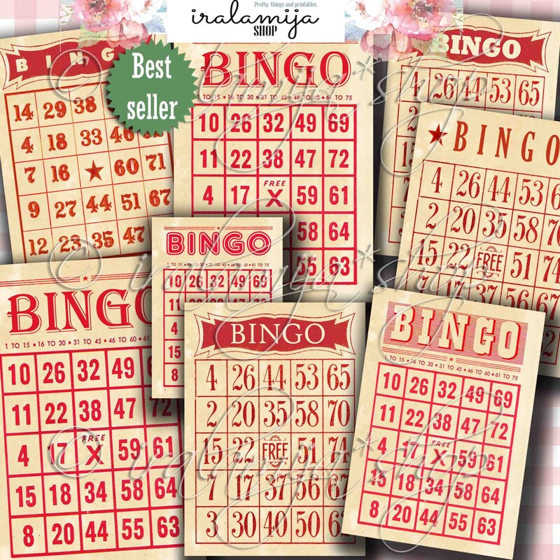 Vintage Bingo Cards - Etsy
