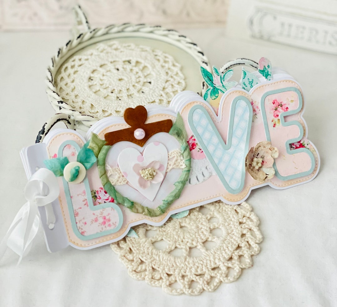 Love Mini Album Scrapbook Album Mini Album Paper Album Handmade Gifts ...