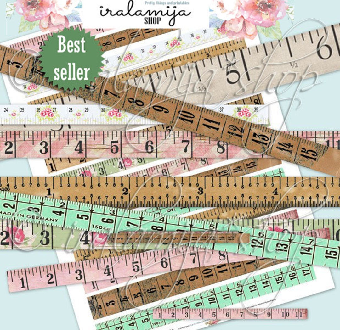 Printable Tape Measure / TAPE MEASURE/ Digital Images / Printable ...