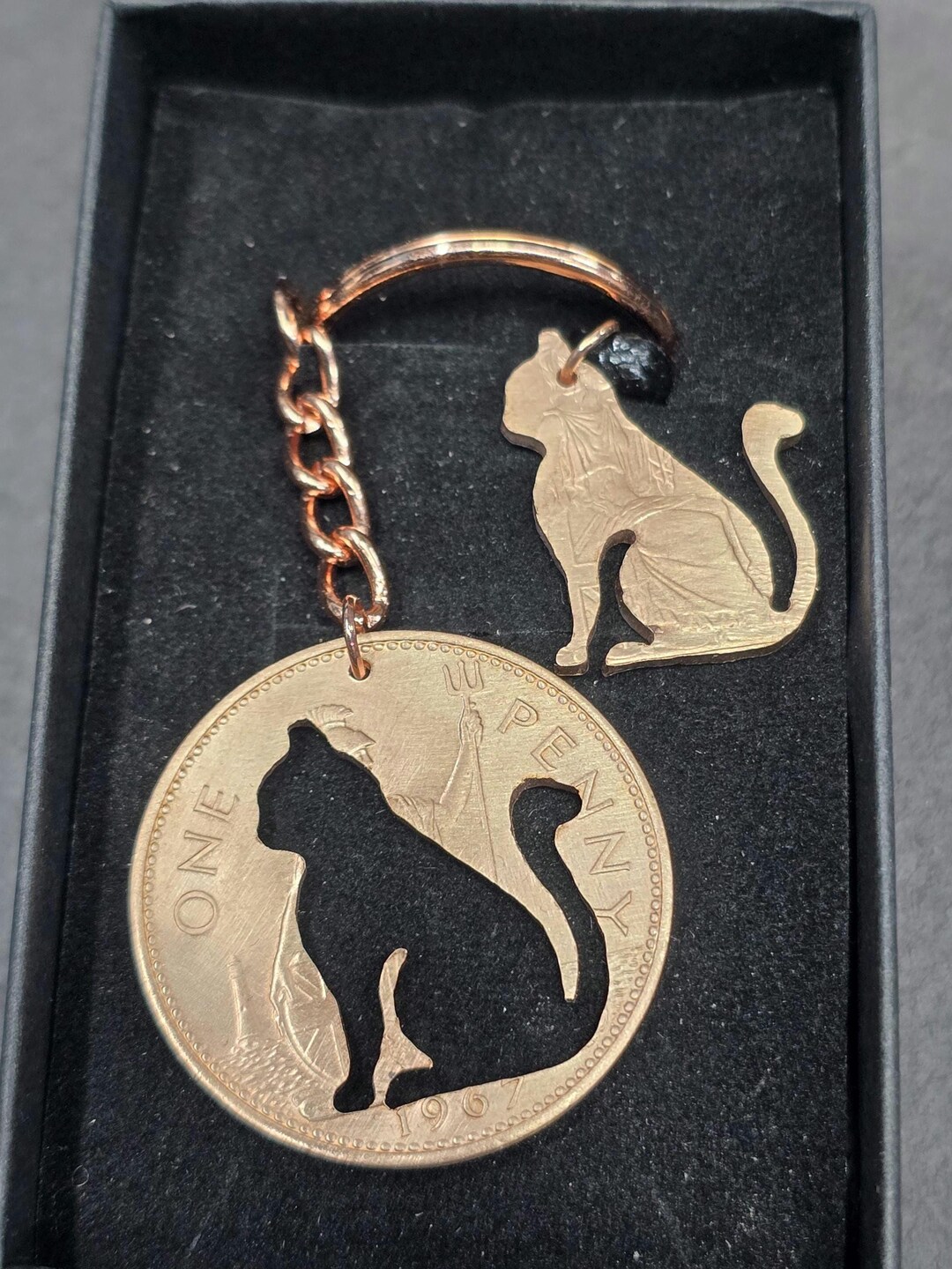 Handcrafted Cat Coin Necklace Set Perfect Gift for Cat Lovers - Etsy