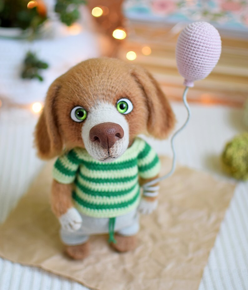 Puppy Crochet Pattern. Dog Amigurumi Toy. Digital PDF Crochet Pattern ...