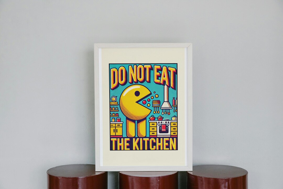 Do Not Eat the Kitchen | Print, Poster, Portrait, Wall Art, Wall Decor ...