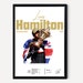 Lewis Hamilton 2024 F1 Poster, F1 Print, F1 Wall Art Gift Illustration ...