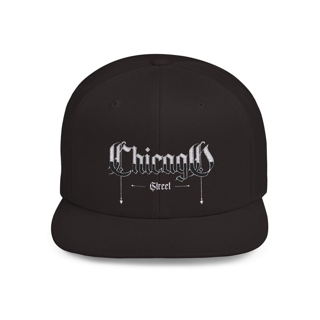 Chicago Street Snapback Hat, Urban Style Cap, Cityscape Baseball Cap ...