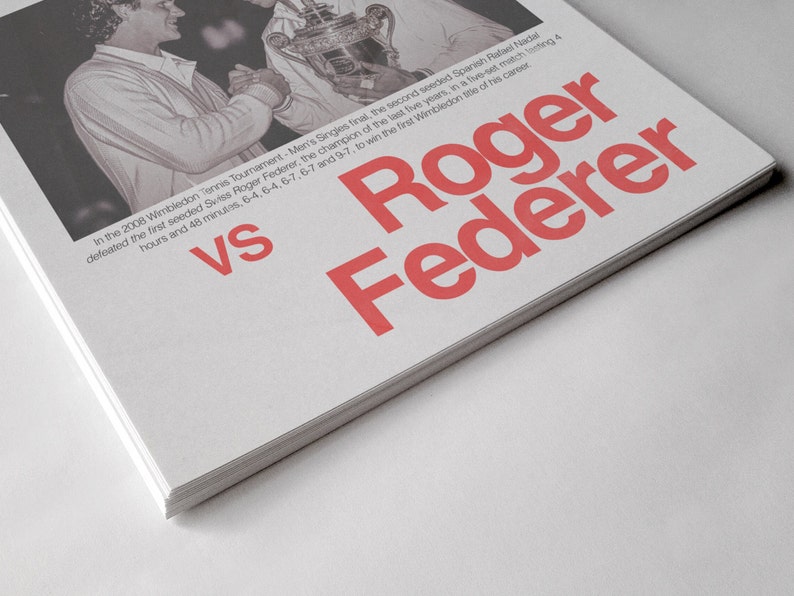 Roger Federer, Rafael Nadal, Digital Poster, Wimbledon, Tennis Art ...