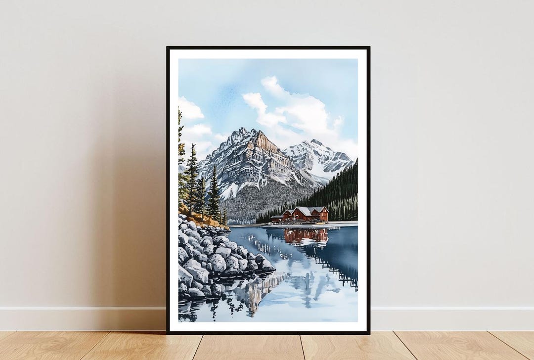 Banff Poster, Banff Print, Canada Wall Art, Canada Print, Banff ...
