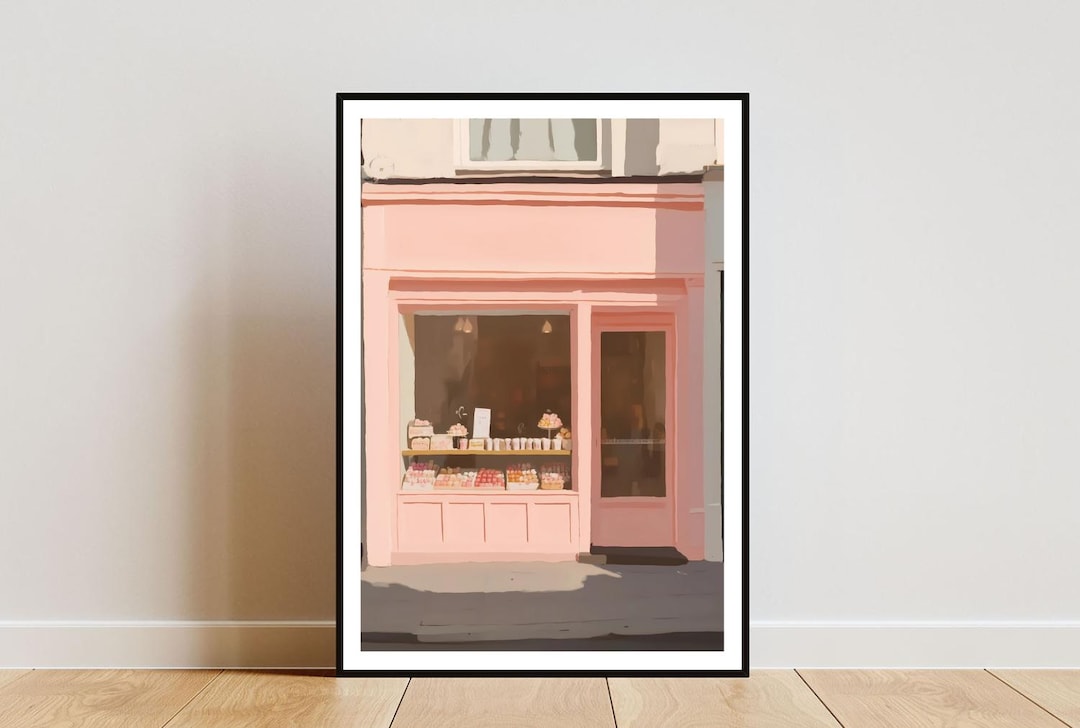 Candy Shop Poster, Pastel Print, Sweet Shop Wall Art, Candy Art Poster ...