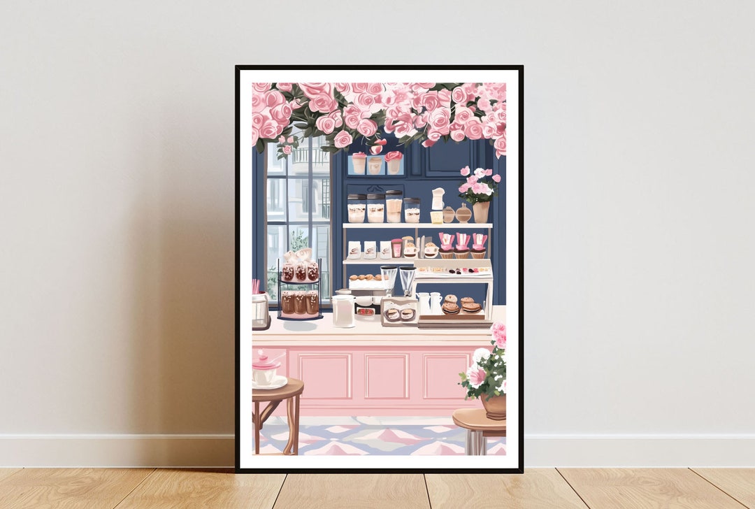 Coffee Shop Poster, Kitchen Print, Cafe Wall Art, Bar Wall Art, Bar ...