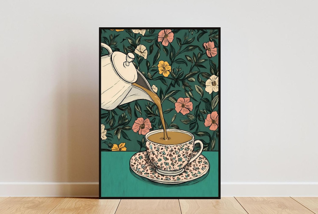 Chai Poster, Indian Chai Print, Indian Art, India Wall Art, Desi Poster ...