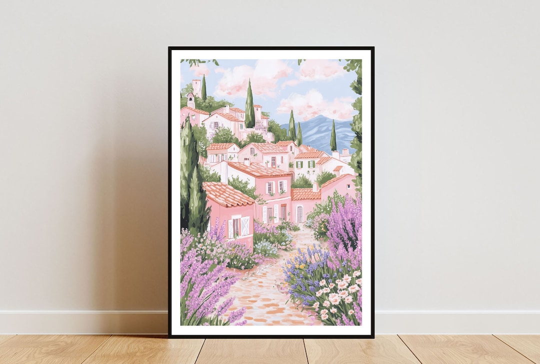 Provence Poster, Provence Print, Provence Wall Art, Travel Poster ...